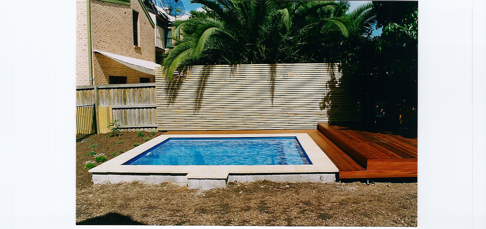 Decking around inground pools - Modern - Pool - Central Coast - by ...