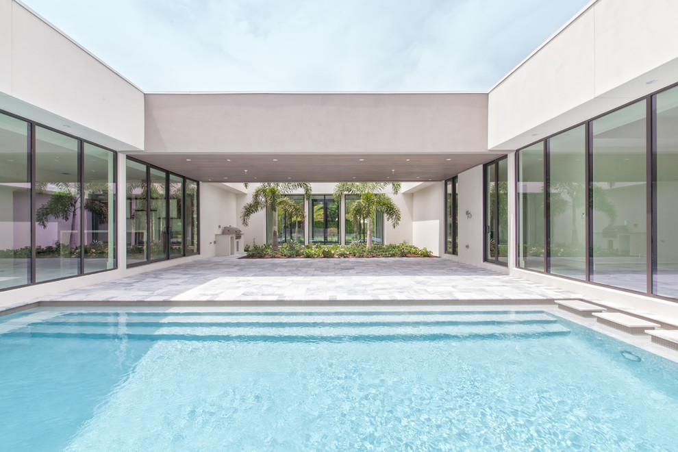 Delaire Country Club H House - Modern - Pool - Miami - by Ellish ...