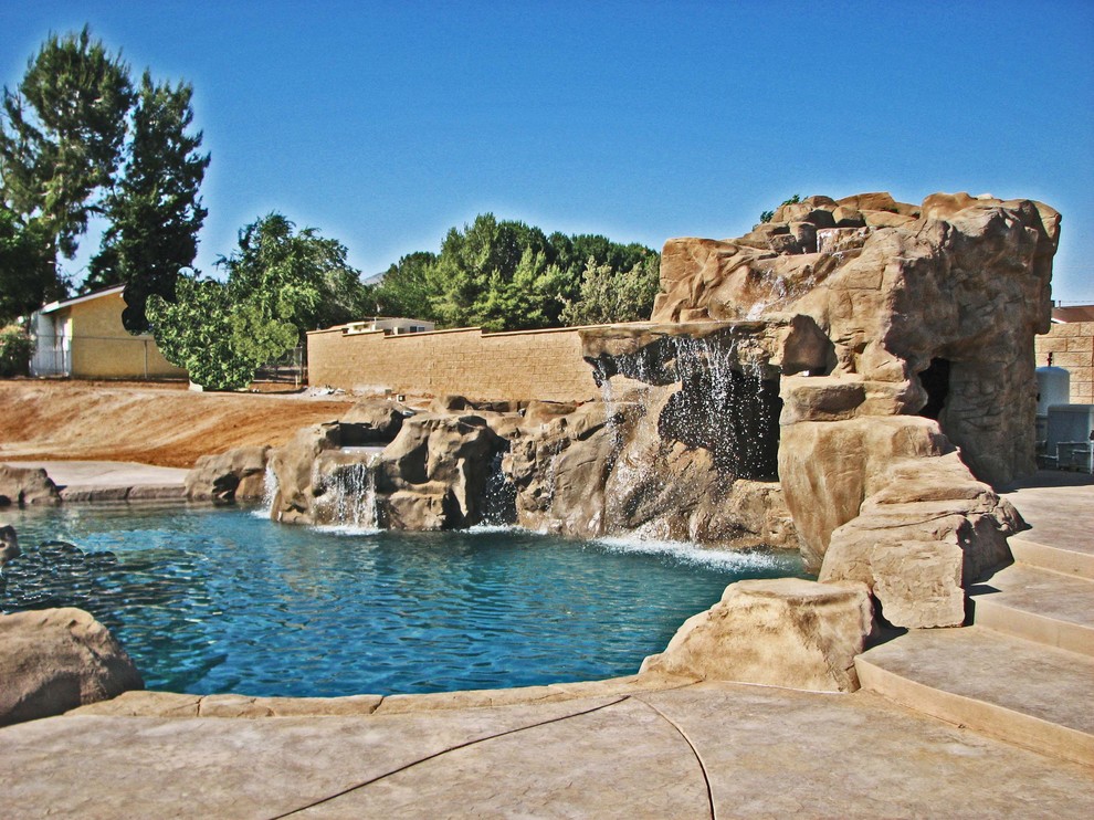 Desert Climate Oasis - Tropical - Pool - Los Angeles - by The Rock ...