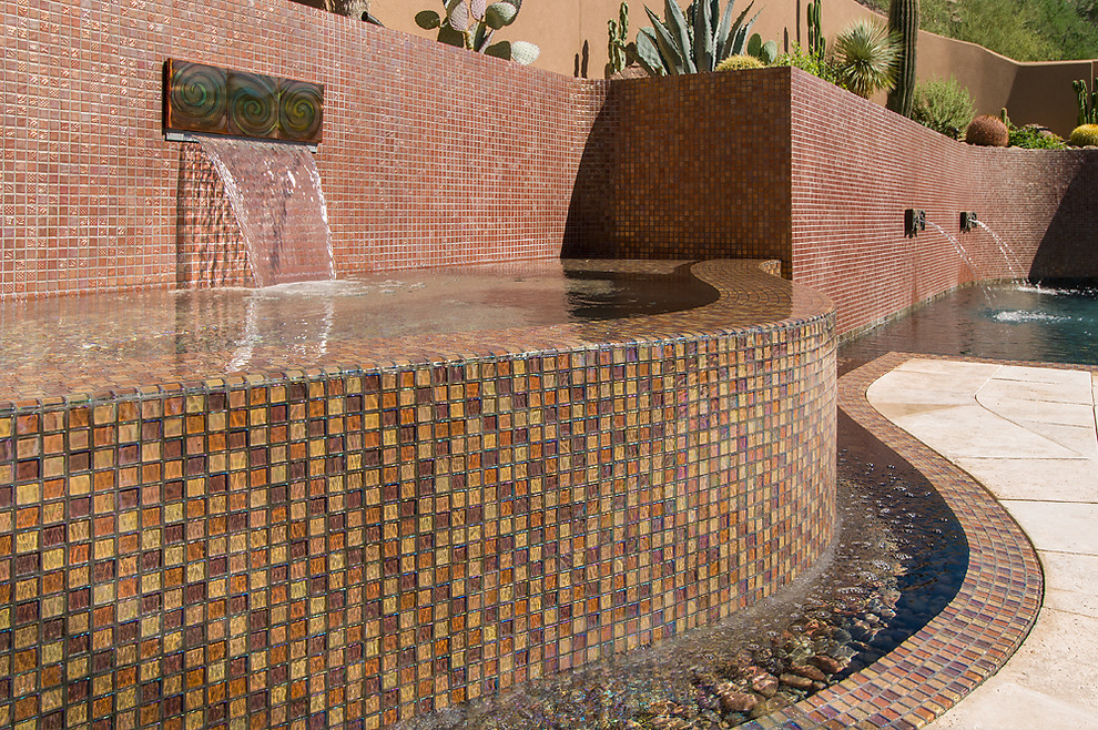 Desert Highlands III - Modern - Pool - Phoenix - by Merit Landworks | Houzz