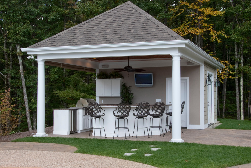 Detached Structure - Contemporary - 1 - Traditional - Pool - Manchester ...