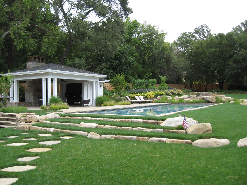 Diablo backyard - Rustic - Pool - San Francisco - by Martin Hoffmann ...
