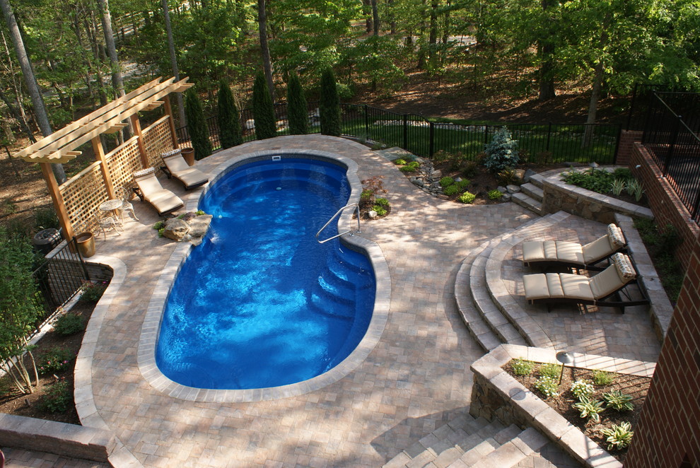 Disler Pool - Traditional - Pool - Richmond - by Custom Pools and ...