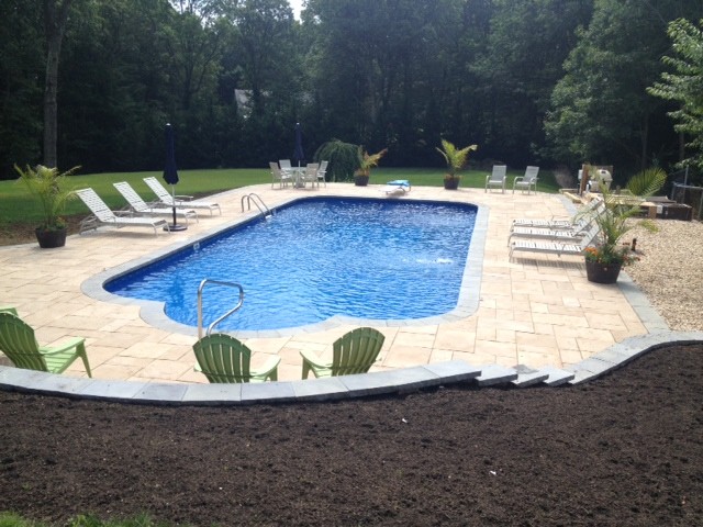 Dix Hills Pool Patio - Traditional - Pool - New York - by Cambridge ...