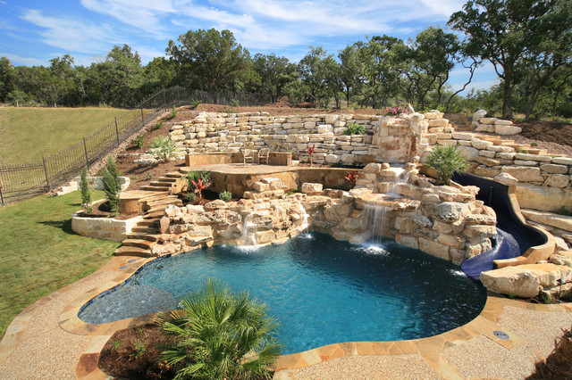 Dominion Double Decker - Contemporain - Piscine - Austin - par Fossil ...