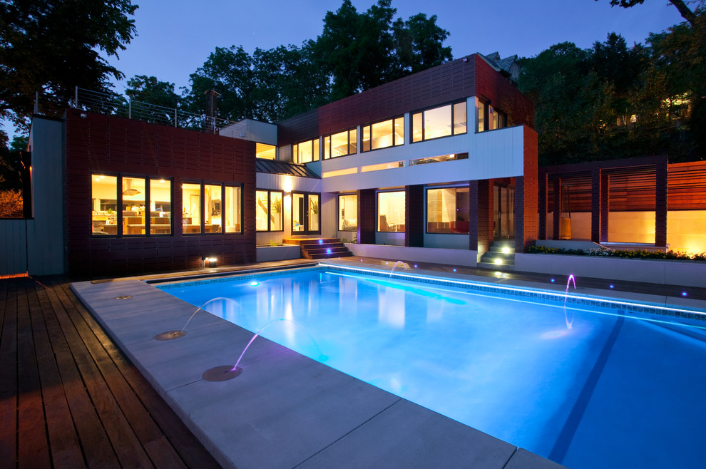 Drakes Residence - Modern - Pool - Kansas City - by Faust Construction ...