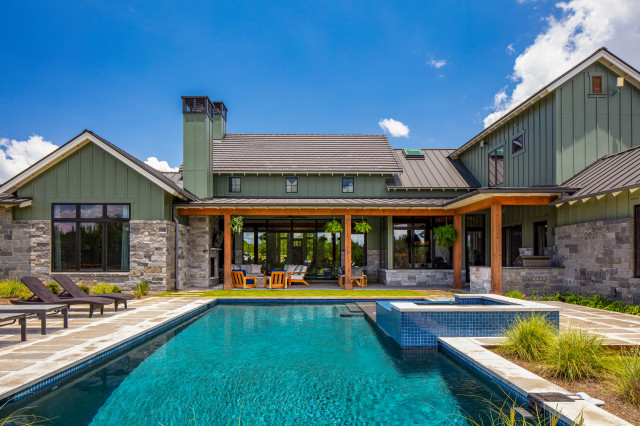 Dripping Springs Farmhouse - Country - Pool - Austin - by Olson ...