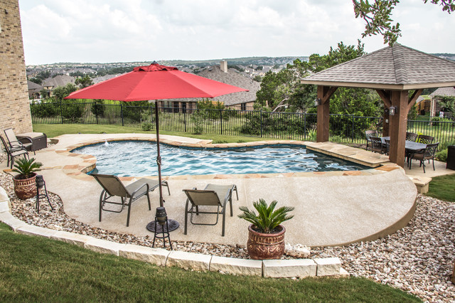 Dripping Springs Pool - Traditional - Swimming Pool & Hot Tub - Austin ...