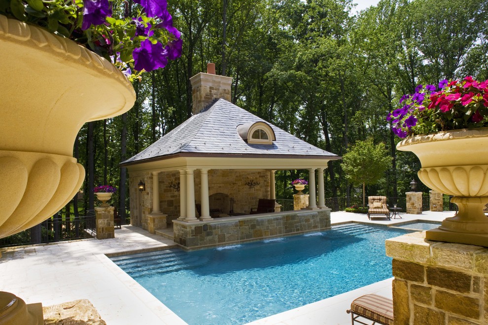 Dukas Pool House - Pool - DC Metro - by Lewis Aquatech | Houzz