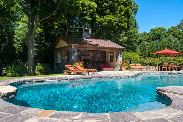 Eagle's Rest Pool House - Classique - Piscine - New York - par HUDSON ...