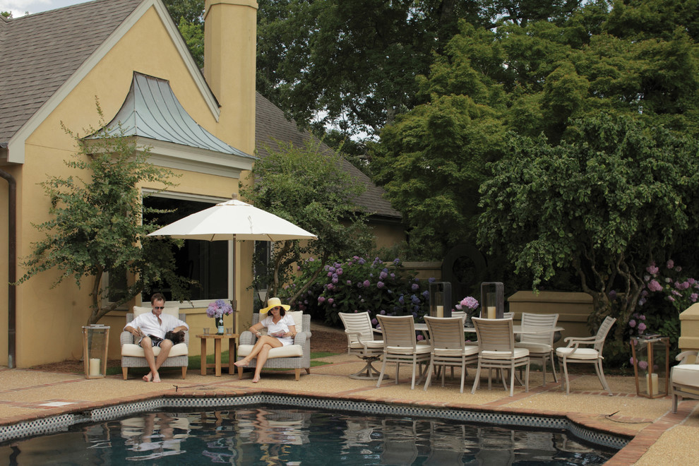 Eclectic Style with Outdoor Furniture - Traditional - Pool - Birmingham ...