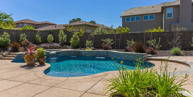 EL Dorado Hills Free Form Pool & Spa - Exotique - Piscine - Sacramento ...