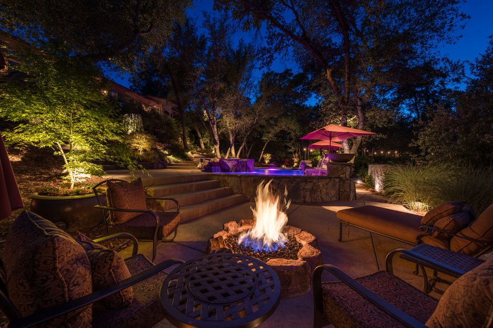 El Dorado Hills LED Pool - Mediterranean - Pool - Sacramento - by ...