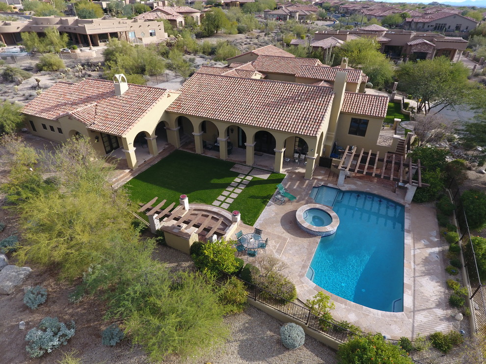 El Sereno Las Sendas Custom Home - Mediterranean - Pool - Phoenix - by ...