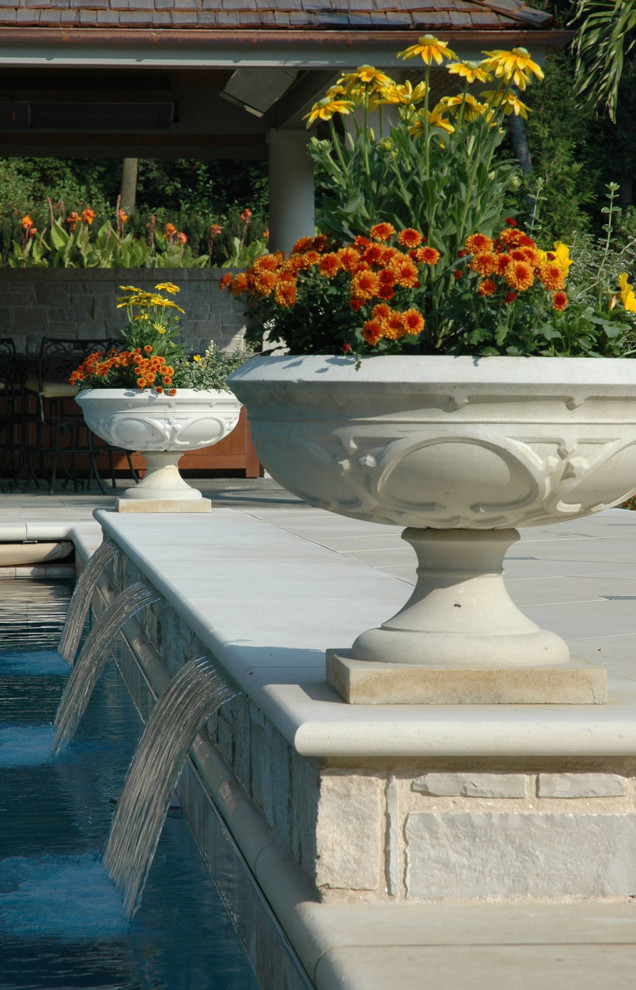 Elegant Home - Traditional - Pool - Chicago - by Pamela Self Landscape ...