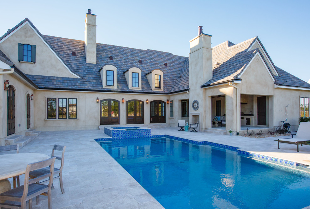Elegant Provence House - Transitional - Pool - Jacksonville - by Lisa ...