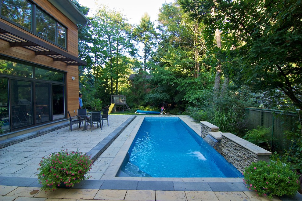 Elemental Architects Courtyard House - Modern - Pool - Toronto - by ...