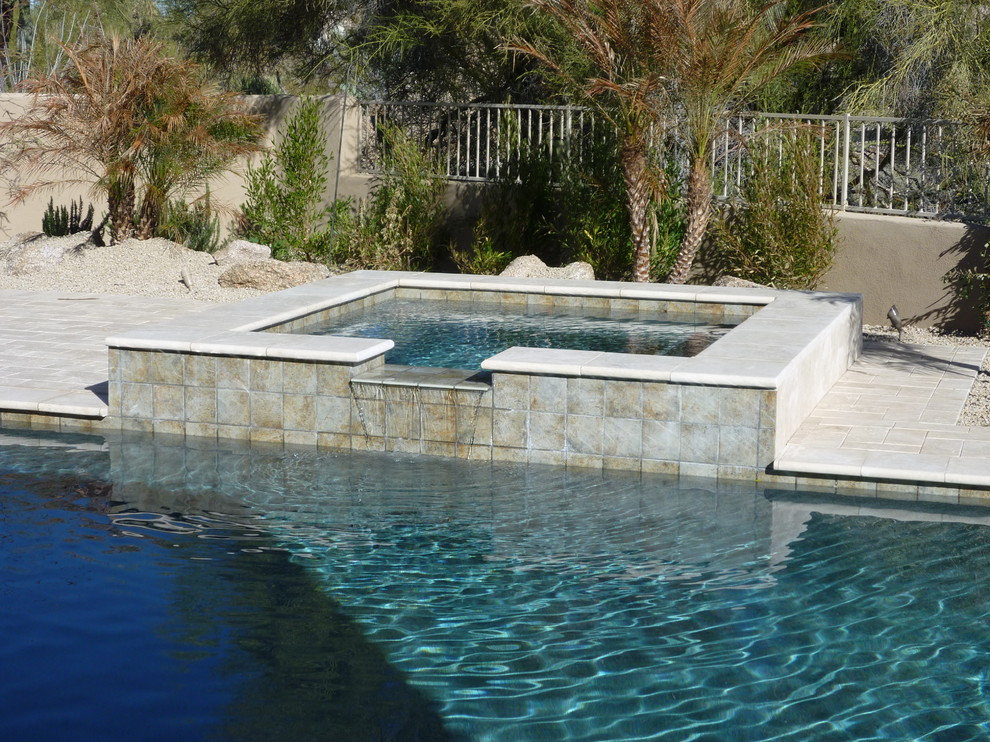 Elevated Spa - Contemporary - Pool - Phoenix - by MTH Design Group | Houzz