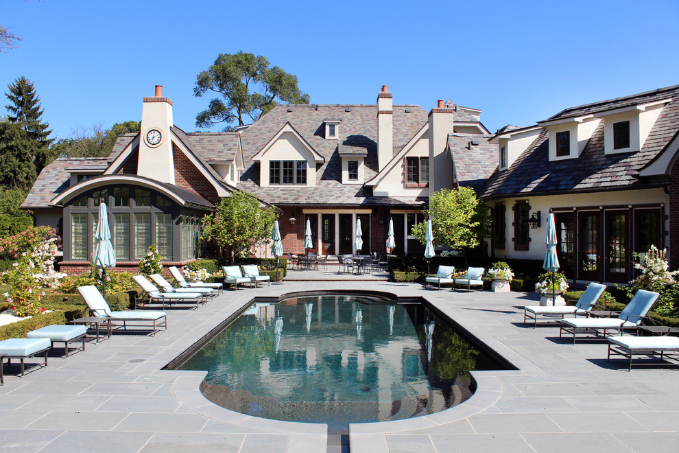 Epstein Residence - Traditional - Pool - Detroit - by Saroki ...