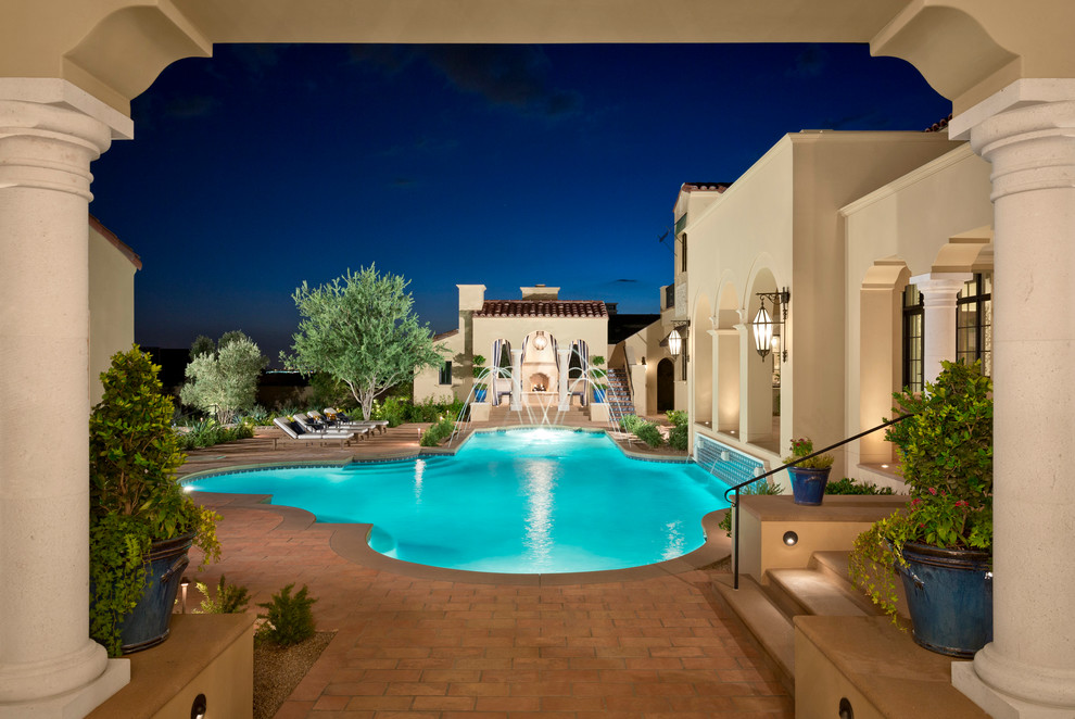 Estate 5 - Mediterranean - Pool - Phoenix - by Dale Gardon Design | Houzz