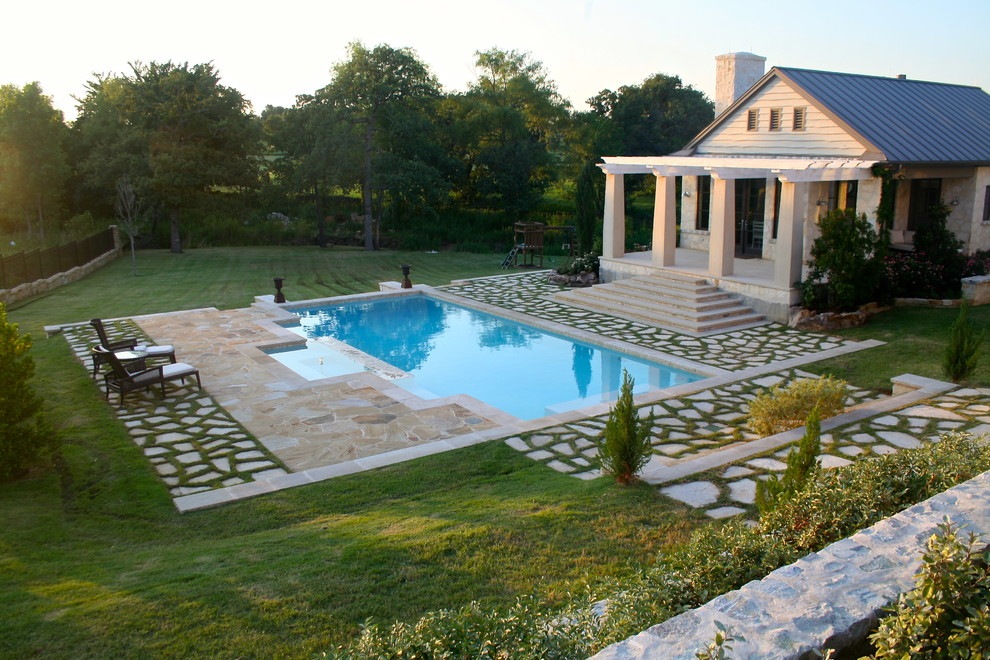 Estate Elegance in Vaquero - Traditional - Pool - Dallas - by Mike ...