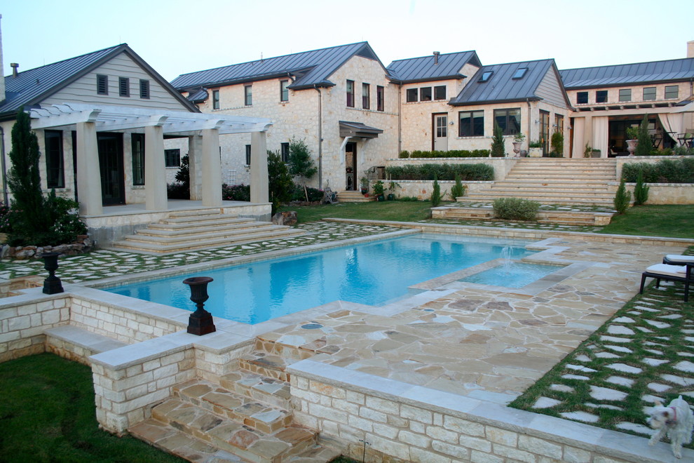 Estate Elegance in Vaquero - Traditional - Pool - Dallas - by Mike ...