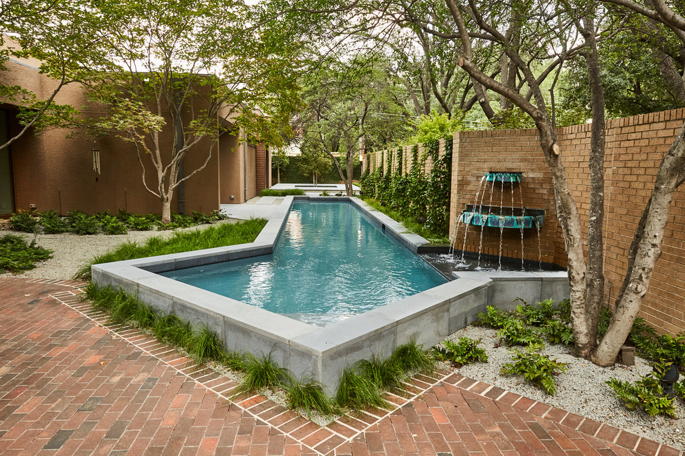 Euclid Avenue - Contemporary - Pool - Dallas - by Bonick Landscaping ...