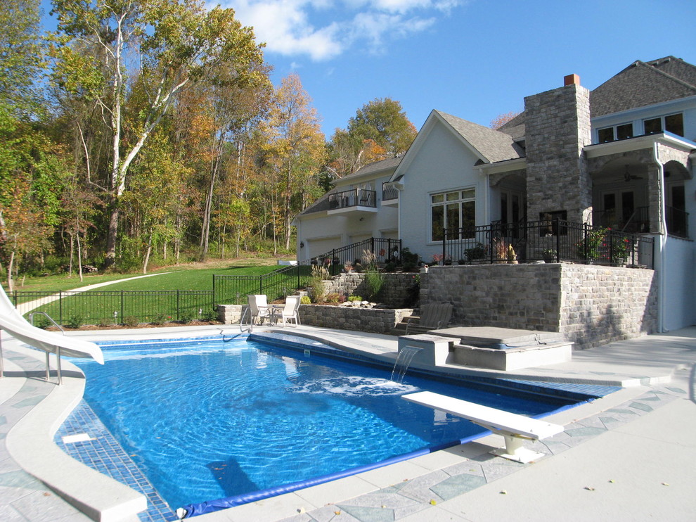 Extreme Cantilever with Automatic Cover - Modern - Pool - Louisville ...