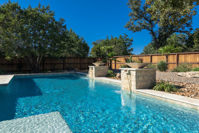 Fair Oaks Ranch Pool - Contemporain - Piscine - Austin - par Infinity ...