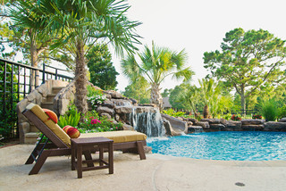 Family Fun Backyard - Traditional - Pool - Houston - by Stewart Land ...