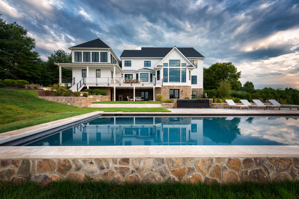 Farmhouse Modern by Colao & Peter Waterford, VA - Pool - DC Metro - by ...