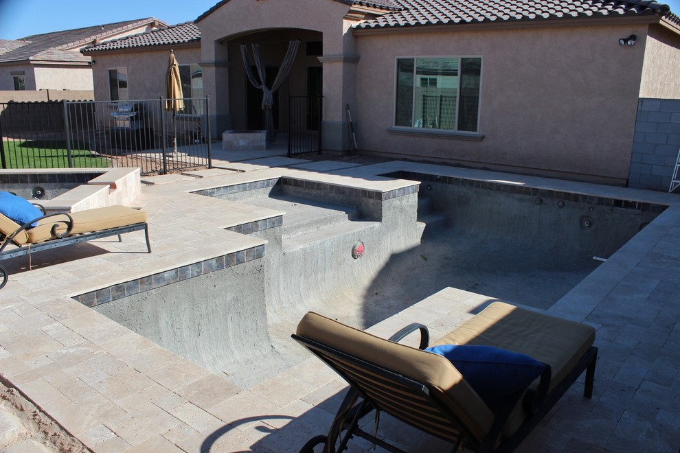 Fenton Project - Contemporary - Pool - Phoenix - by Build Your Own Pool ...