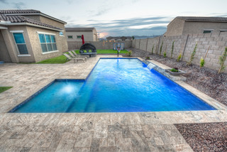 Fernandez - Modern - Pool - Phoenix - by Thunderbird Pools And Spas | Houzz