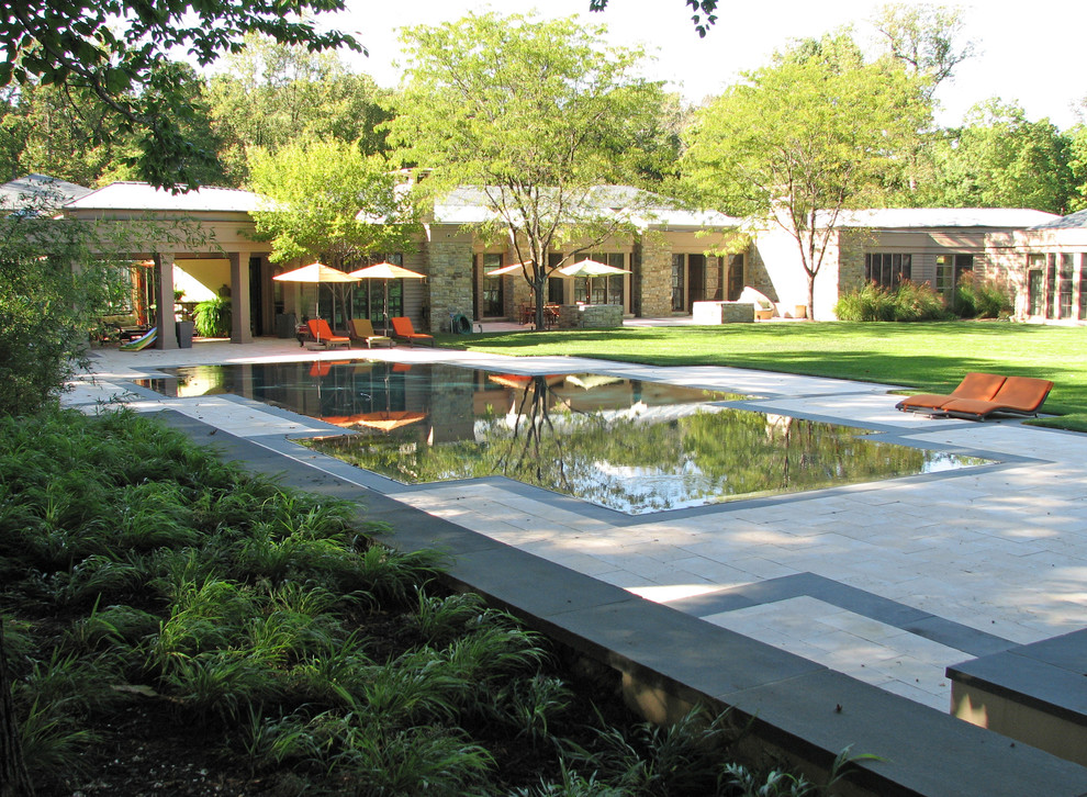 Flat Water Residence - Modern - Pool - DC Metro - by Plusen Landscape ...