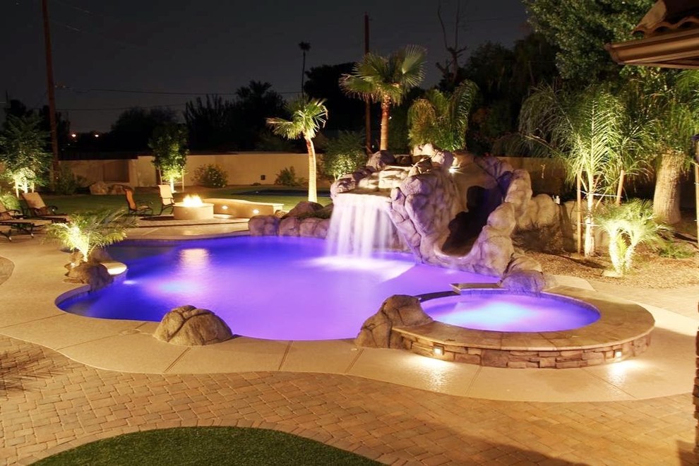 Florida Homes - Tropical - Pool - Orlando - by Landscape Lighting ...