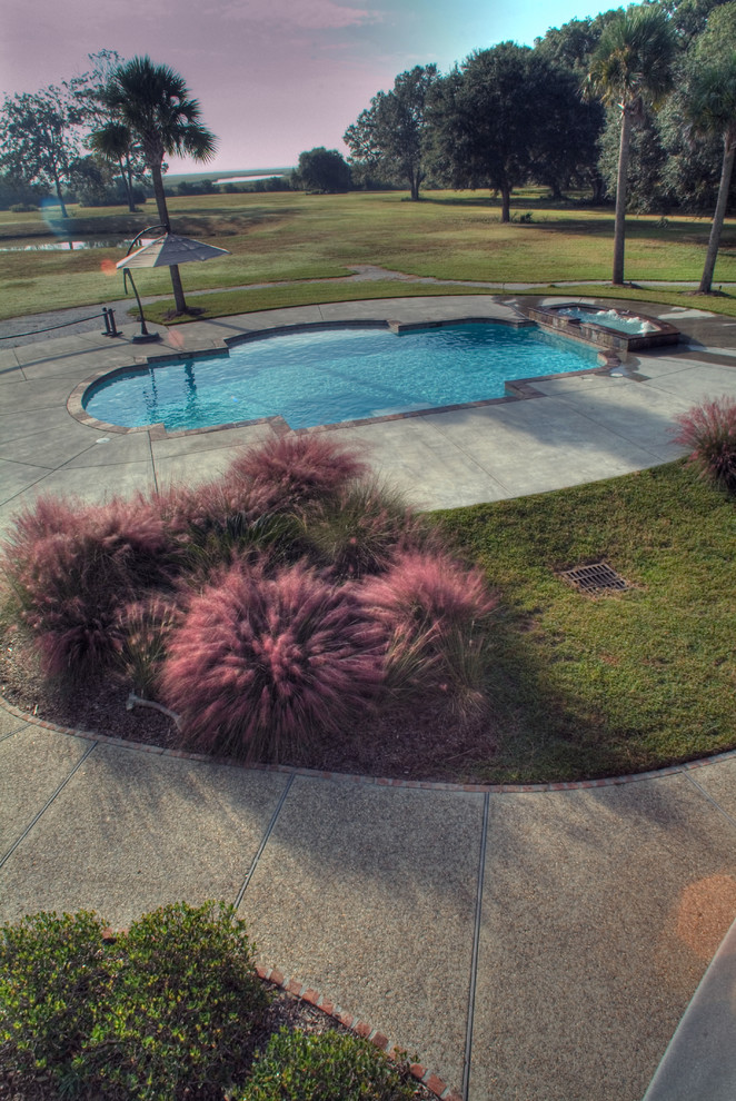 Focal Point - Mediterranean - Pool - Other - by Crystal Pools LLC | Houzz