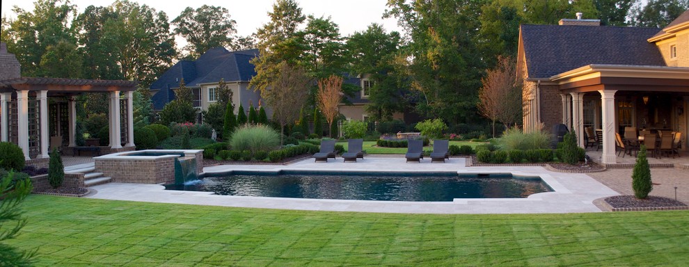Formal Garden - Traditional - Pool - Charlotte - by User | Houzz