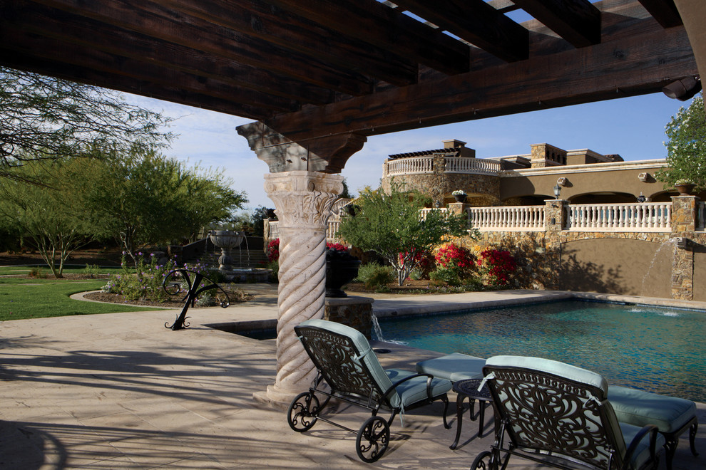 Formal Italian Estate - Mediterranean - Pool - Phoenix - by John ...