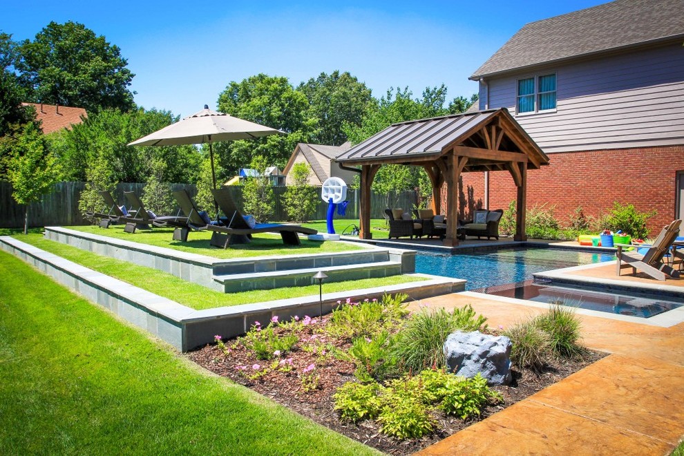 Formal Pool - Contemporary - Pool - Other - by Michael Hatcher ...