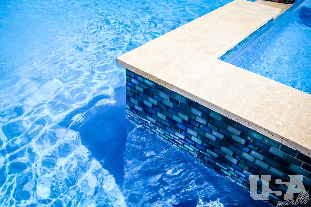 FP Ivory Pavers - Pool - Miami - by USA Marble LLC | Houzz