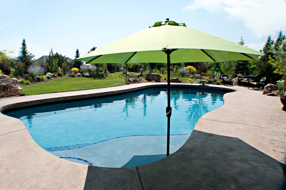 Free Form Automatic cover pool - Modern - Pool - Boise - by Aquatech ...