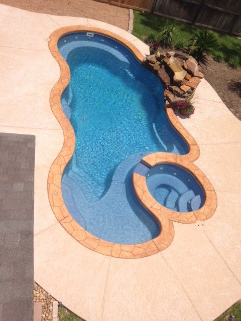 Free Form Pool Models - Modern - Pool - Houston - by Aquamarine Pools ...