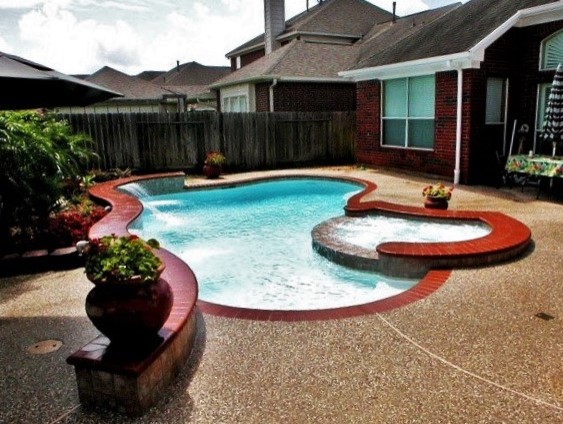 Free Form Pools - Modern - Pool - Houston - by Signature Pools of Texas ...