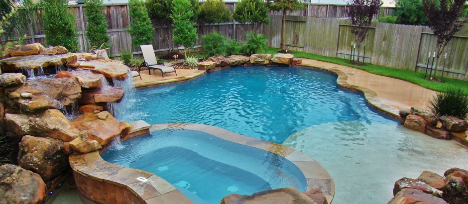Free Form Pools - Modern - Pool - Houston - by Signature Pools of Texas ...
