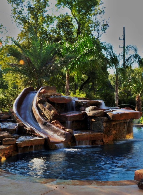 Free Form Pools - Modern - Pool - Houston - by Signature Pools of Texas ...