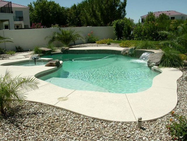 Free Form Pools - Tropical - Pool - Phoenix - by True Blue Pools | Houzz AU