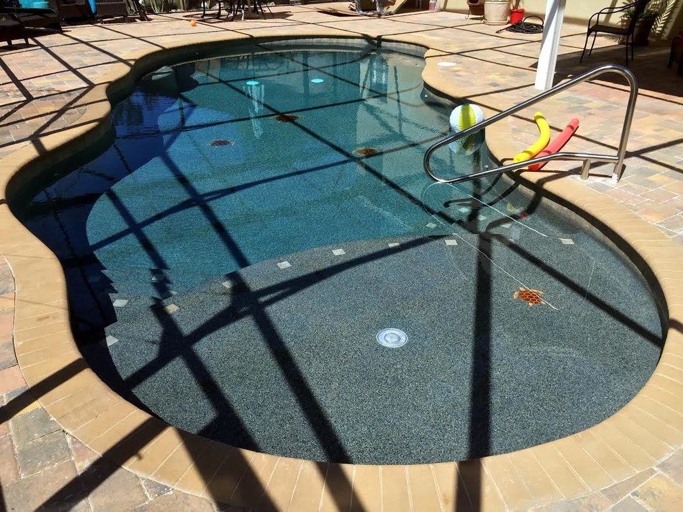 Freeform Gunite Pool - Pool - Orlando - by Mad River Pool Construction ...
