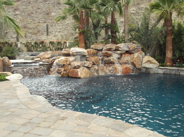 Freeform Pool - Tropical - Pool - Other - by American Heritage Pool ...
