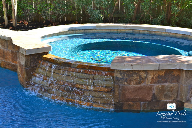 Freeform Pool-Cinco Ranch - Tropical - Pool - Houston - by Legend Pools, LLC | Houzz AU