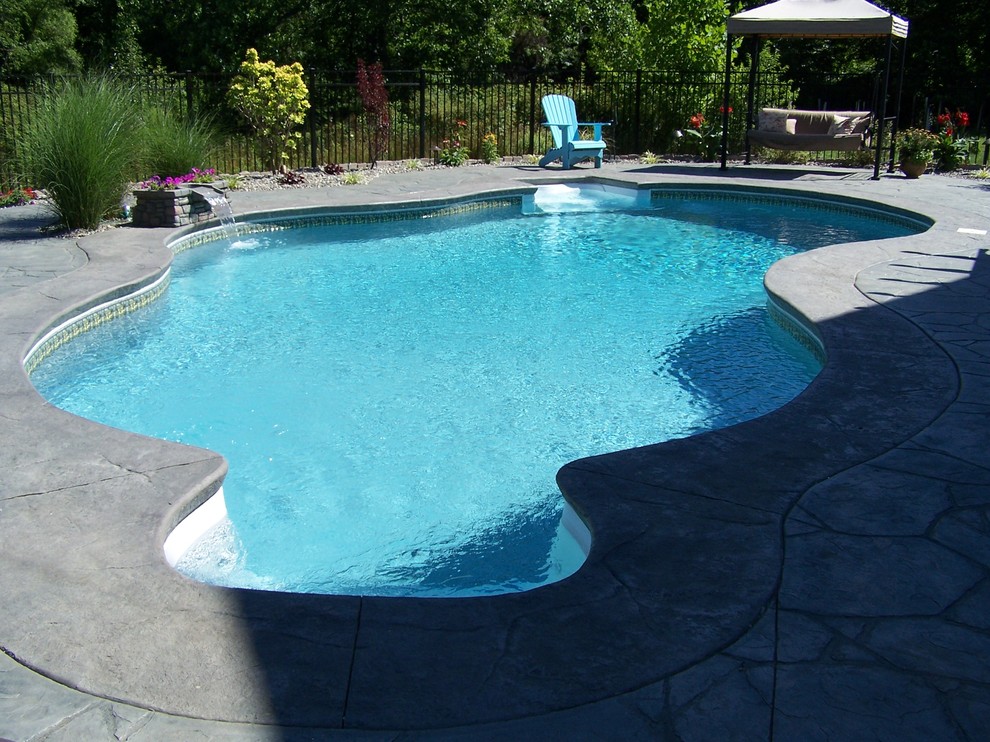 Freeform vinyl Liner - Classique - Piscine - Baltimore - par Admiral ...